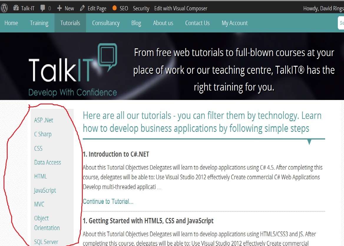 Tutorials FAQs – TalkIT – Courses created by experts