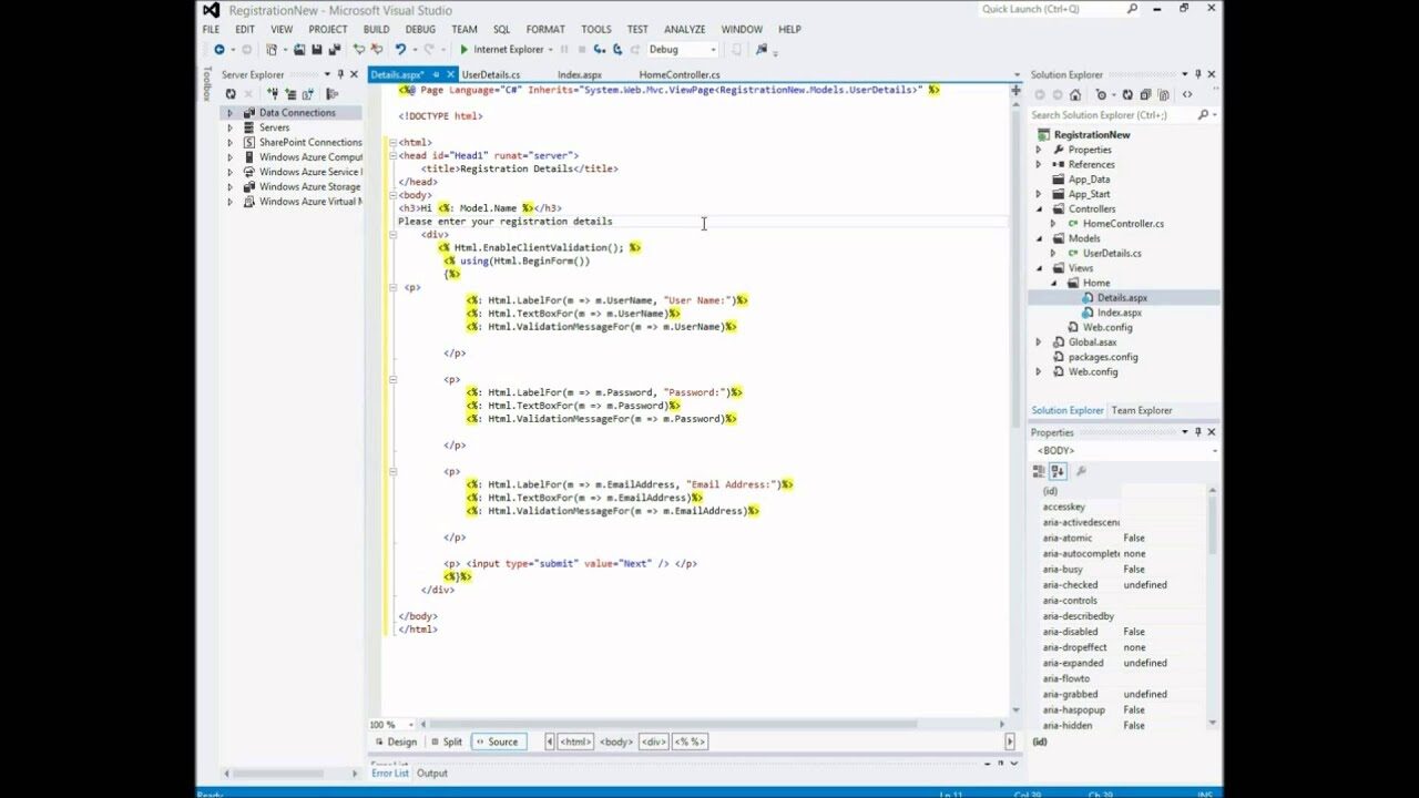 1. Creating an ASP.NET MVC Application – TalkIT – Courses created by experts