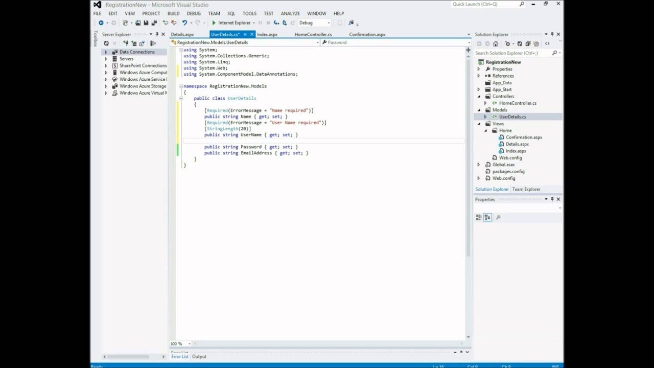 1. Creating an ASP.NET MVC Application – TalkIT – Courses created by experts